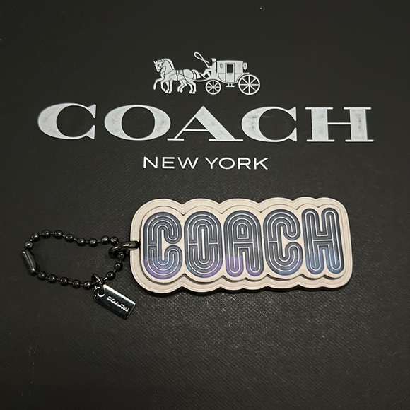 Coach | Bags | Coach Keychain Fob Bag Charm Signature Large 4 Retro ...